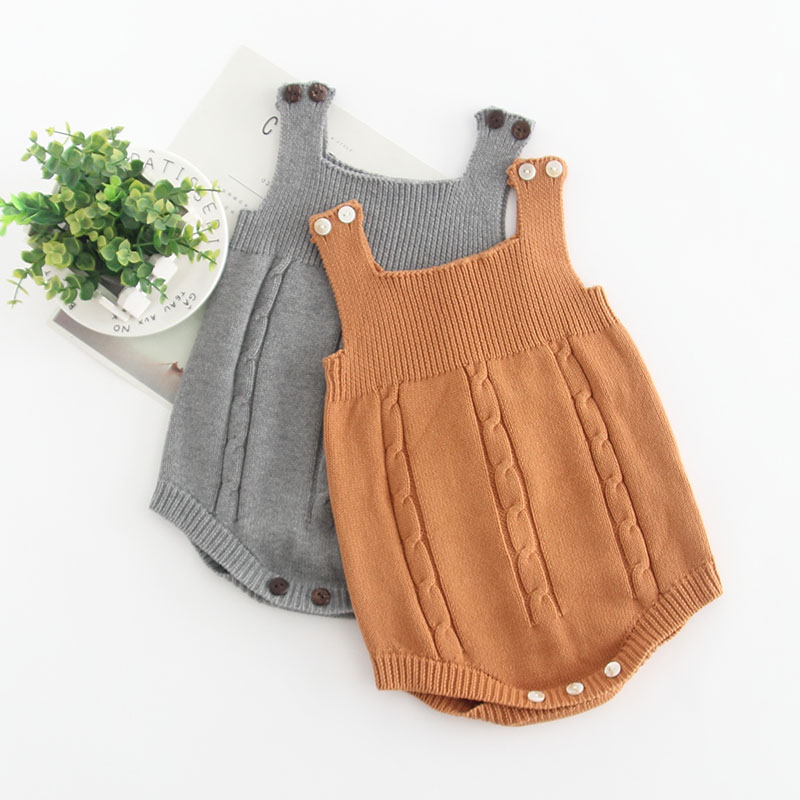 stylish knitted romper for baby(unisex)