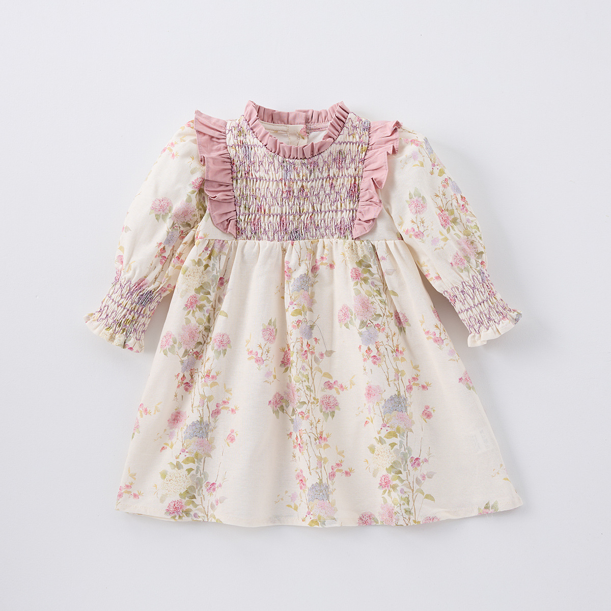 New Arrival Spring Infant Baby Kids Girls Stylish Flowers Pattern ...